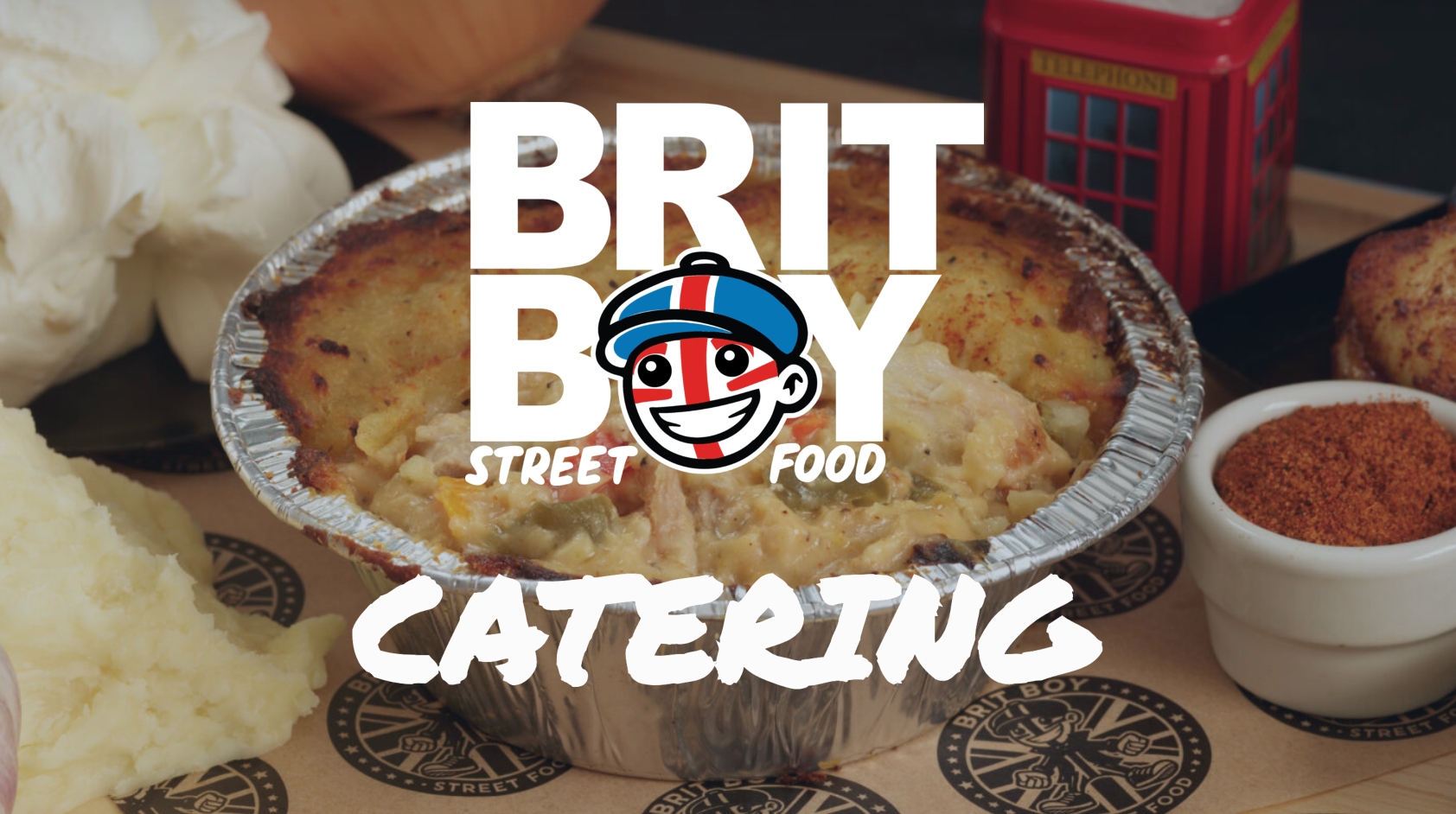 Traditional British Pie Catering | Brit Boy Street Food Catering
